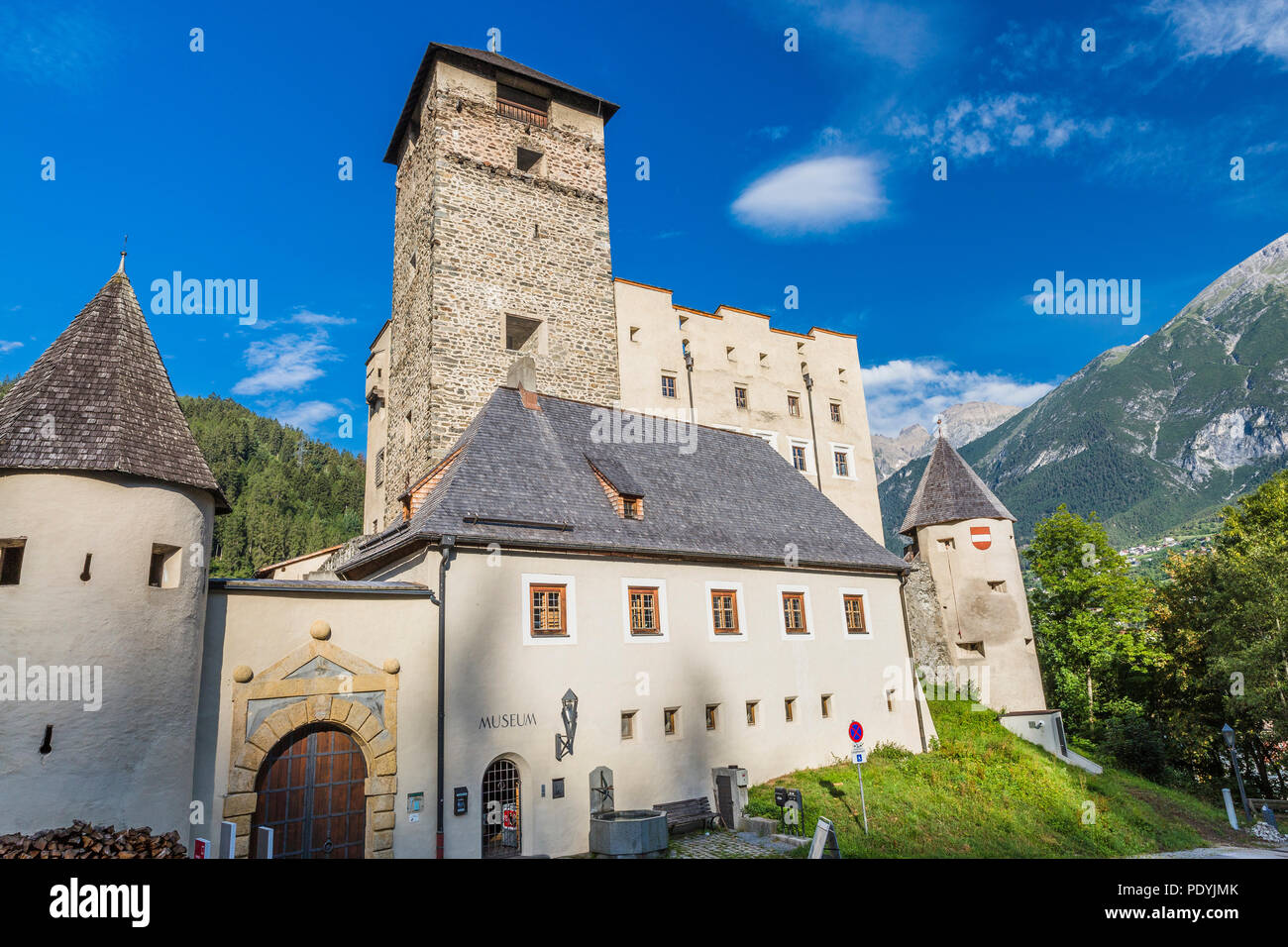 Schloss Landeck Castle, Tyrol, Austria Stock Photo - Alamy