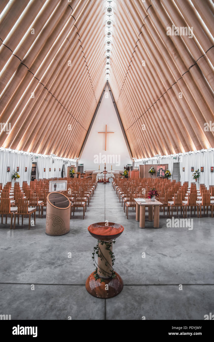 Stained glass window cardboard cathedral hi-res stock photography and ...
