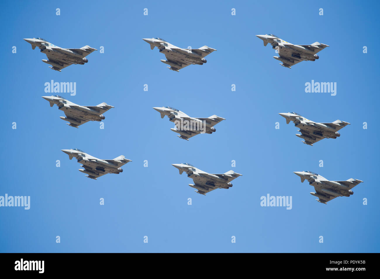 Formation of raf typhoons hi-res stock photography and images - Alamy