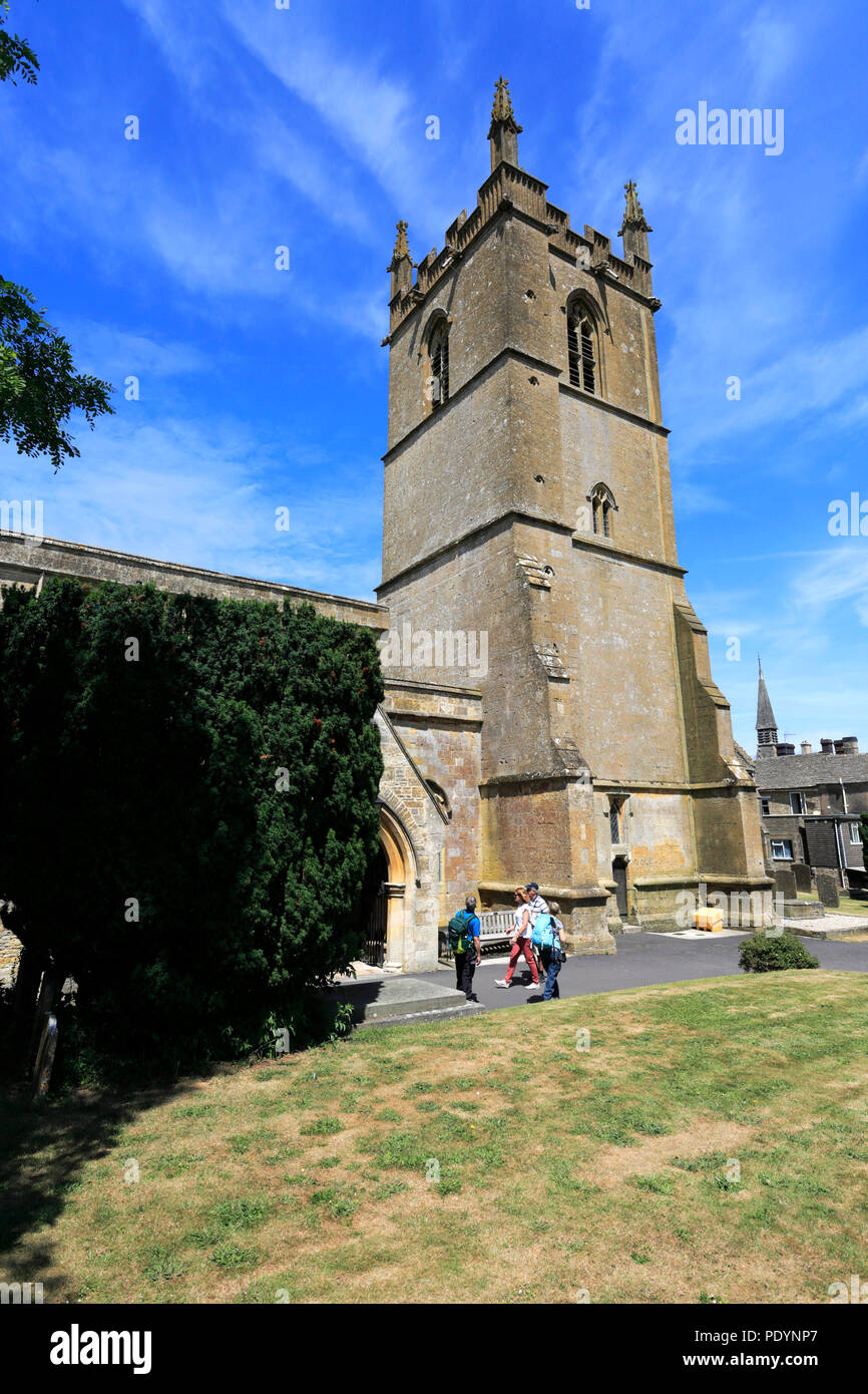 St Edwards parish Church, Stow on the Wold town, Gloucestershire ...