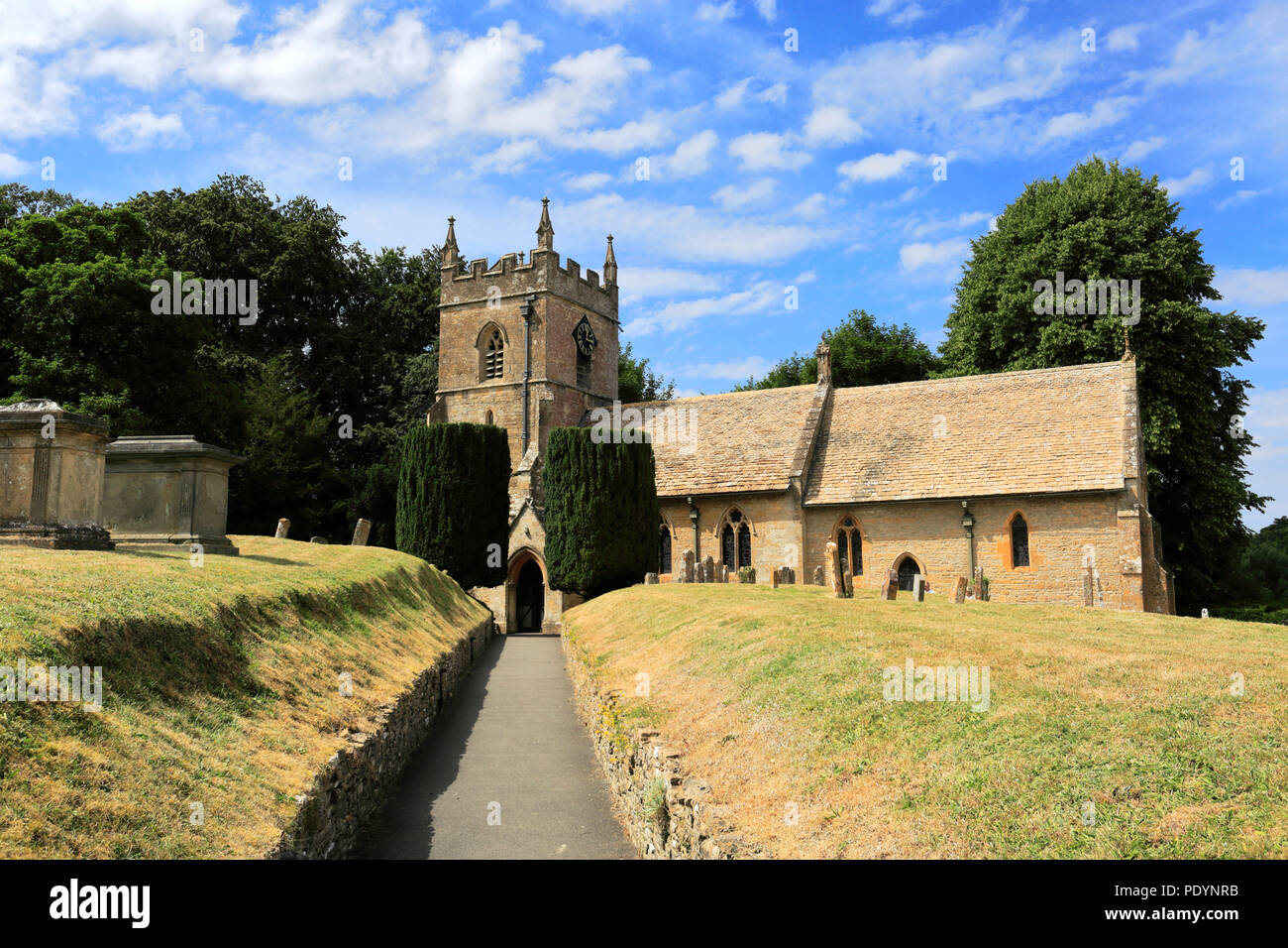 St Peters Parish Church, Upper Slaughter village, Gloucestershire ...