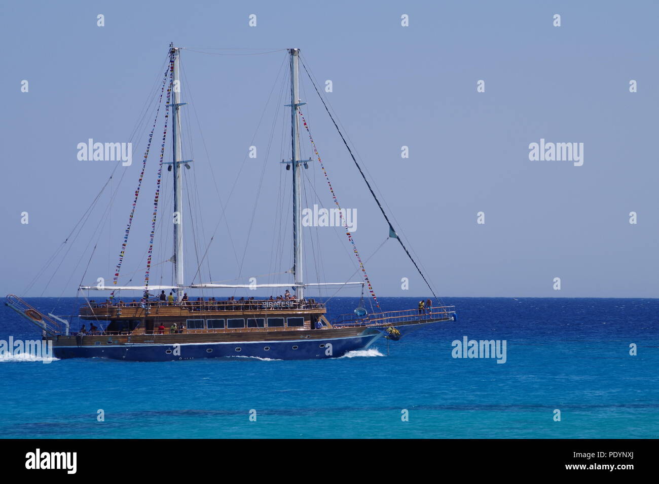 Sailing on the Red Sea Stock Photo - Alamy