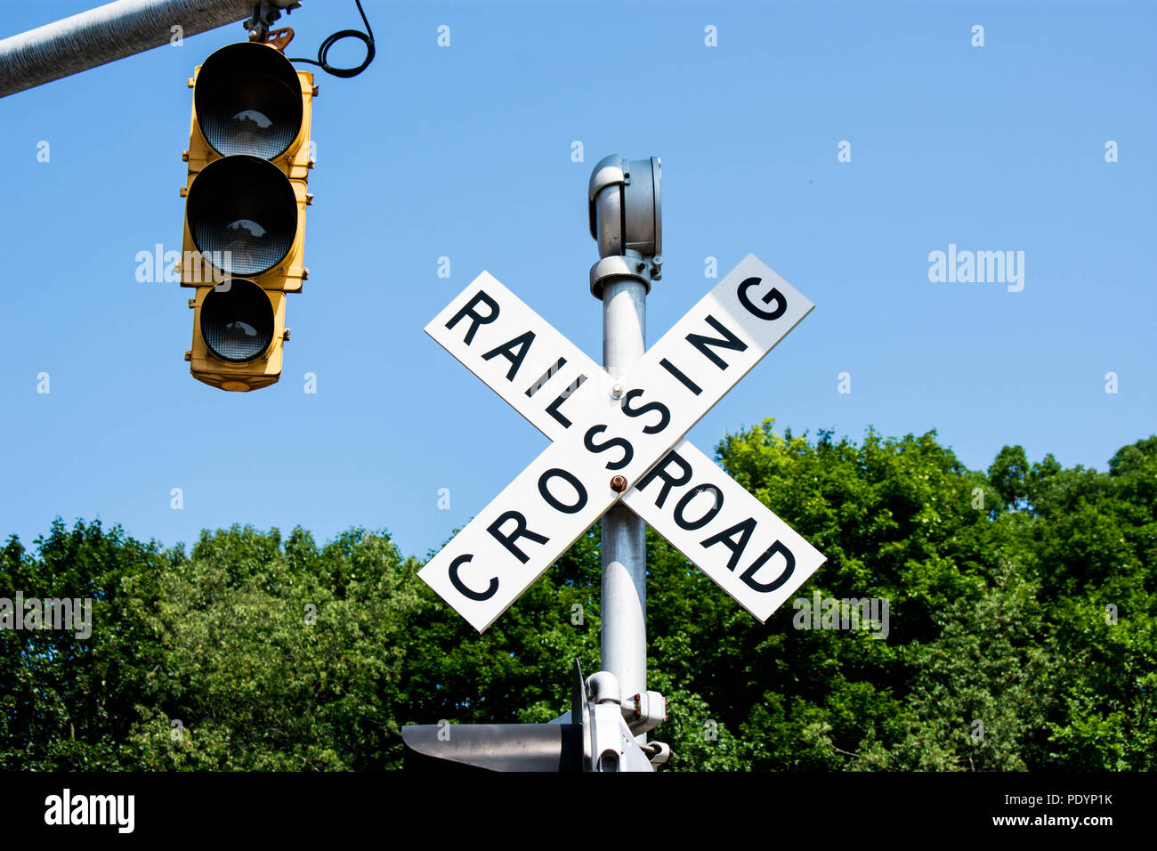 Railroad signs hi-res stock photography and images - Alamy