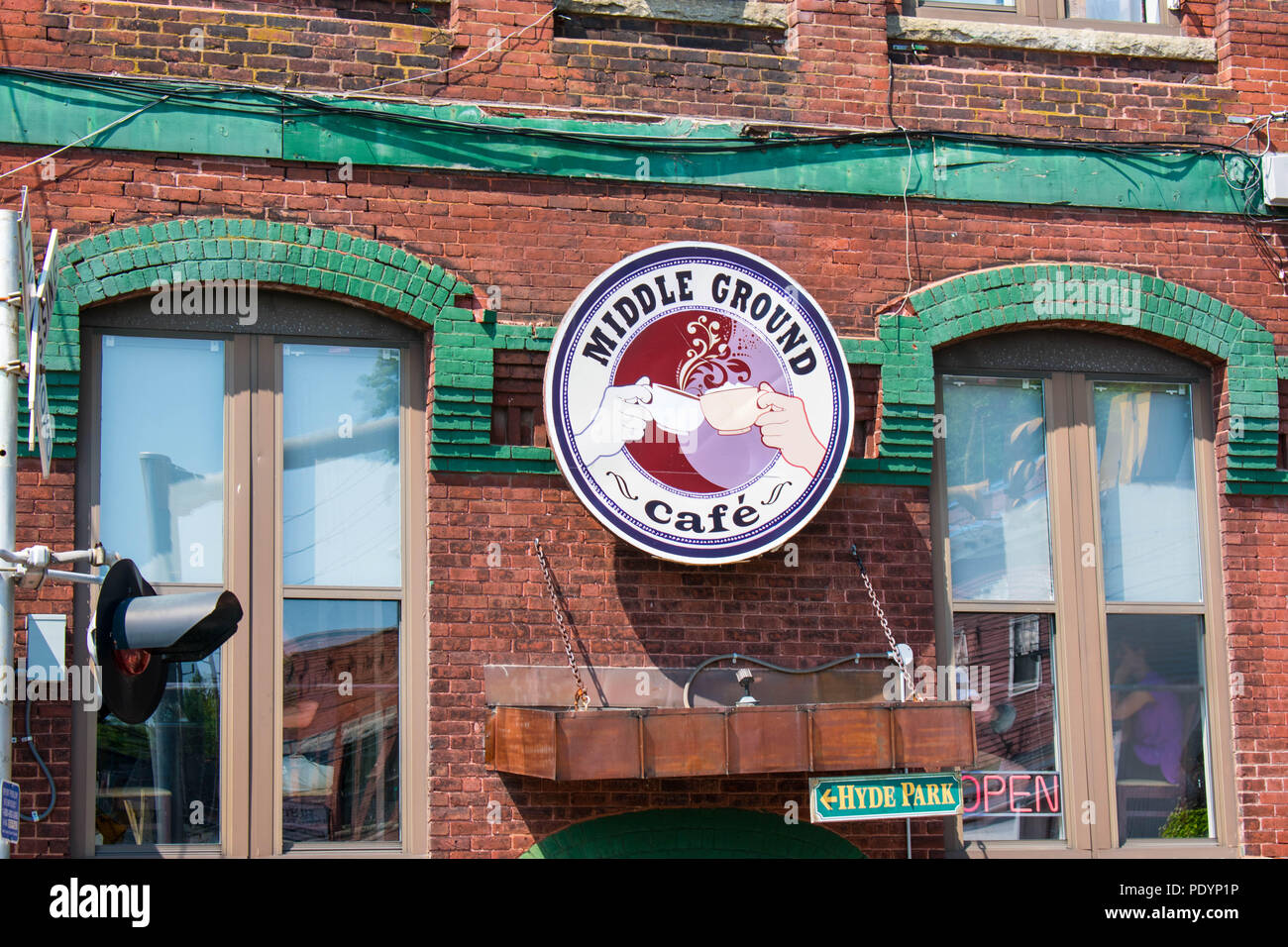 Tea shop small town hi-res stock photography and images - Alamy