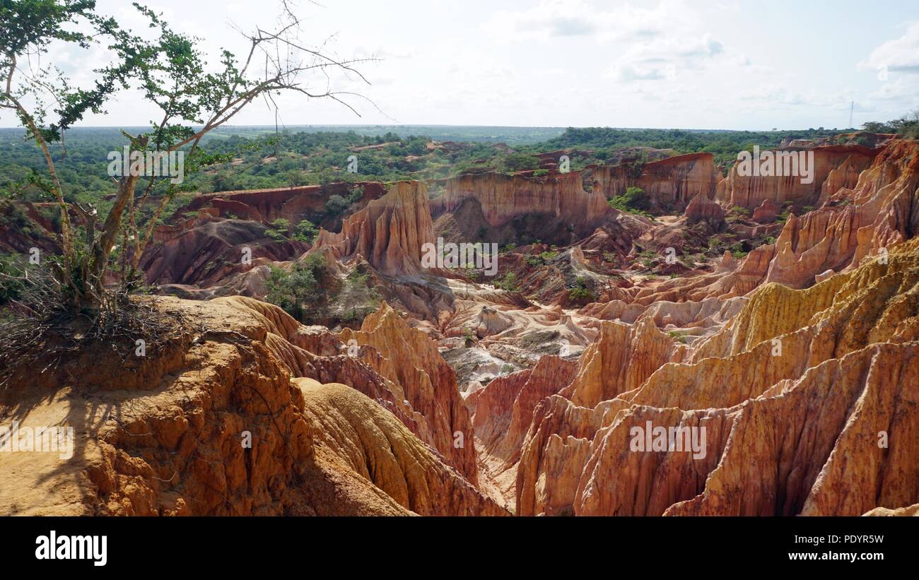 Hells Kitchen Canyon of Marafa in Keyna Stock Photo - Alamy