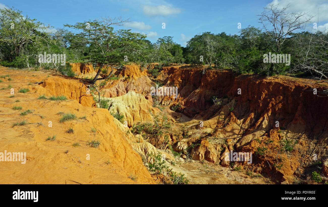 Hells Kitchen Canyon of Marafa in Keyna Stock Photo - Alamy