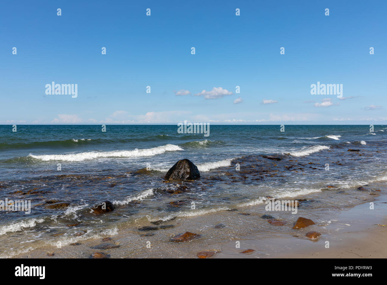Beach; Laesoe, Denmark Stock Photo - Alamy