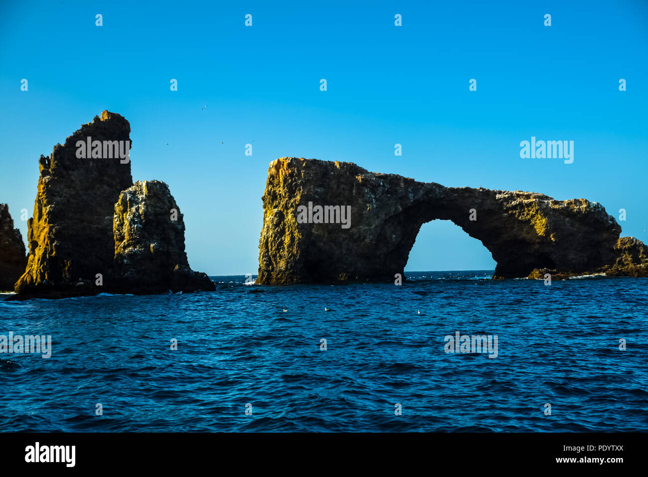 Arch Rock, Anacapa Island, Channel Islands National Park off the coast ...