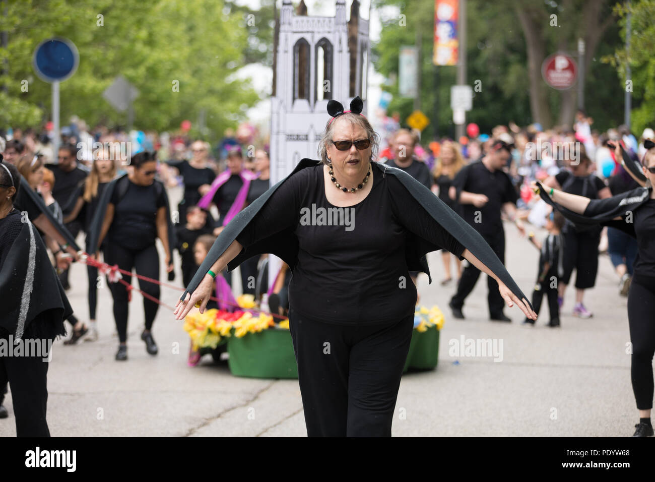 Cleveland, Ohio, USA - June 9, 2018 women in vampire outfits At the ...
