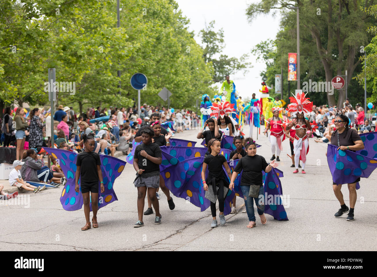 African American Parade Children High Resolution Stock Photography and ...