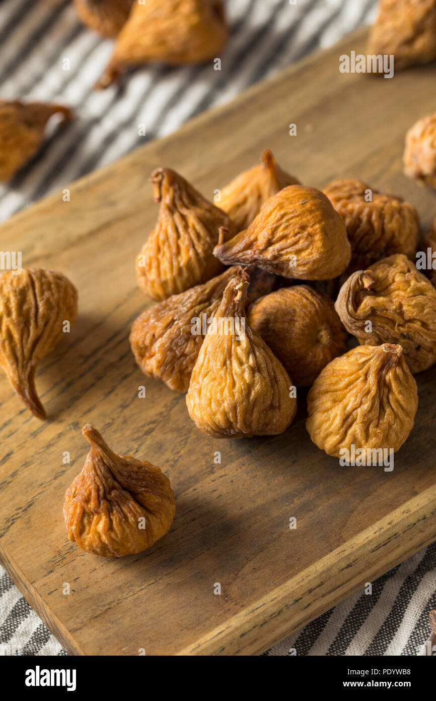 Raw Brown Dried Figs Ready to Eat Stock Photo - Alamy