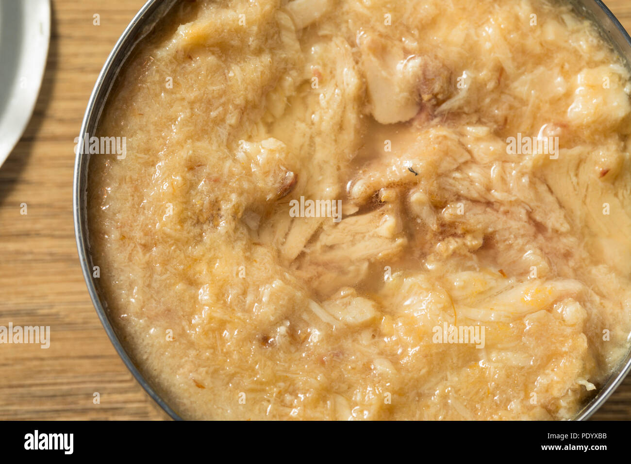 Organic Raw Canned Tuna Fish Ready to Eat Stock Photo - Alamy