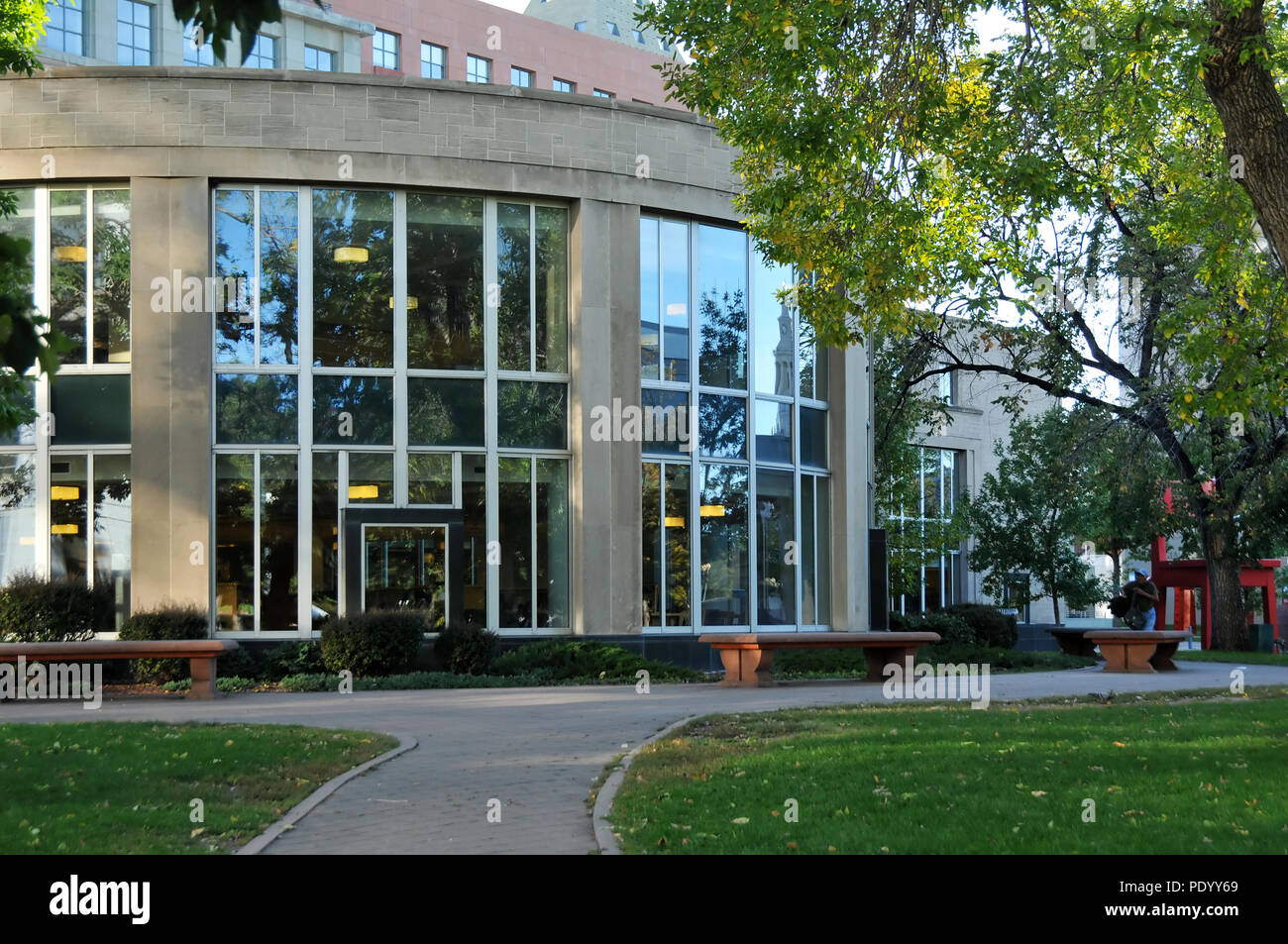 The northeast face of the Denver Public Library Stock Photo - Alamy