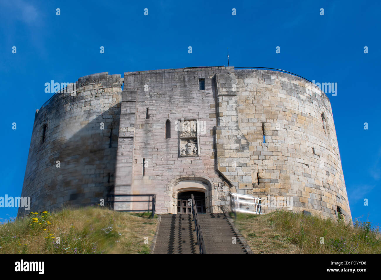 Clifford Tower York yorkshire Stock Photo - Alamy