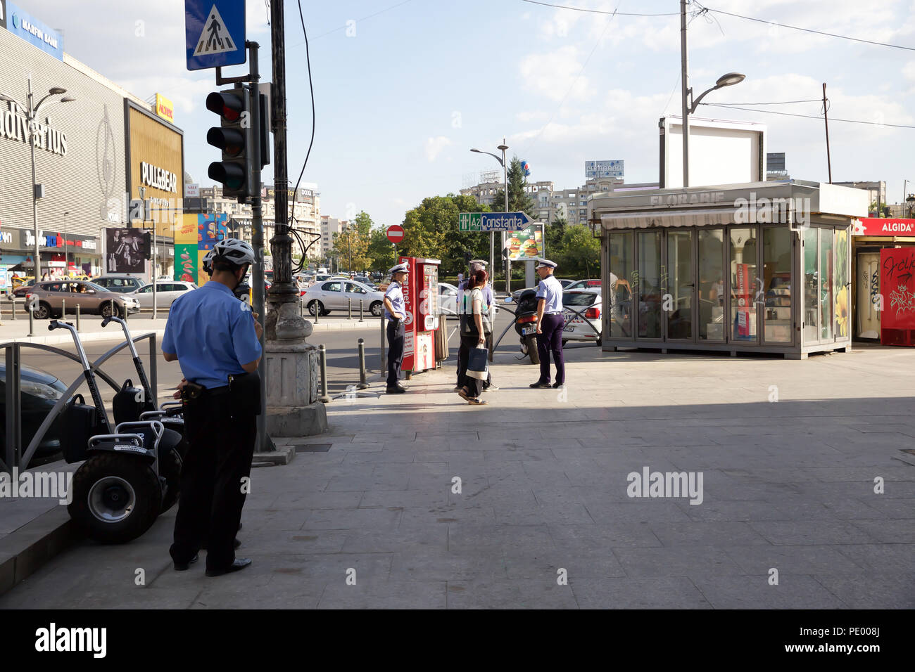Bucharest road police hi-res stock photography and images - Alamy