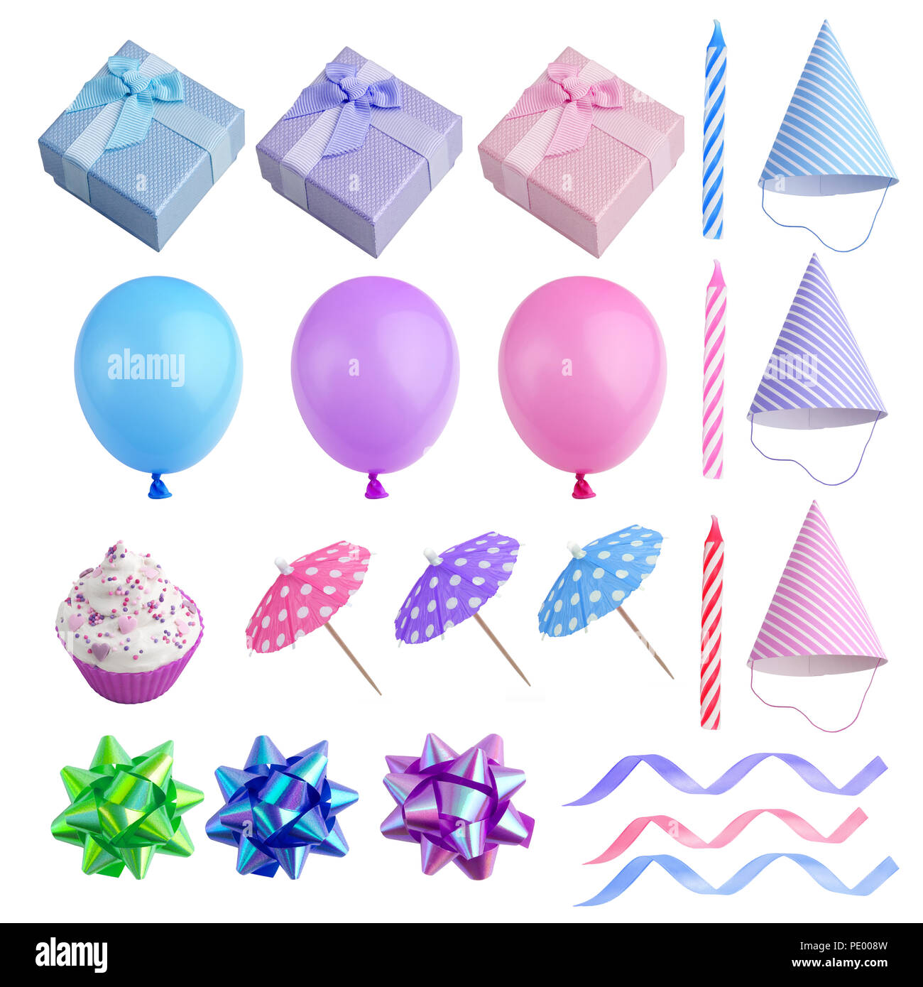 Party garland bunting on Cut Out Stock Images & Pictures - Alamy