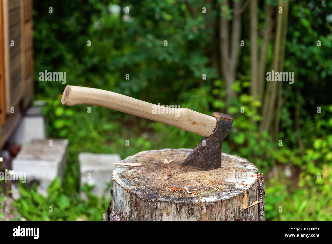 Illustration deforestation tree stump hi-res stock photography and ...