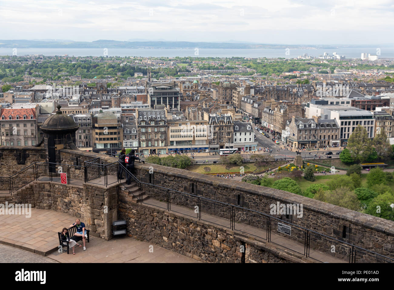Aerial edinburgh gardens hi-res stock photography and images - Alamy
