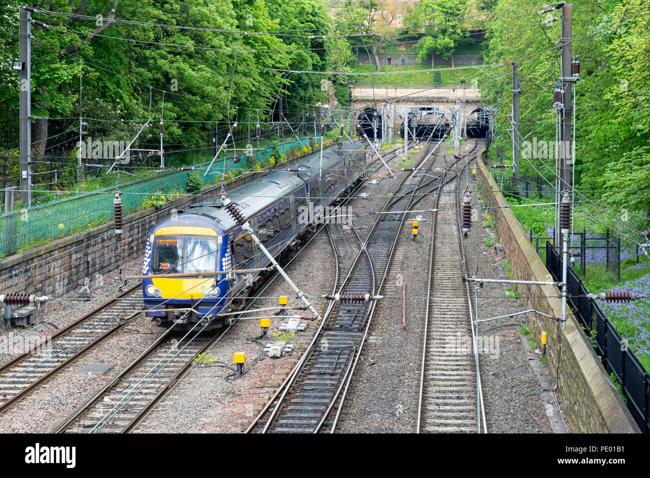 Freight train scotland hi-res stock photography and images - Alamy
