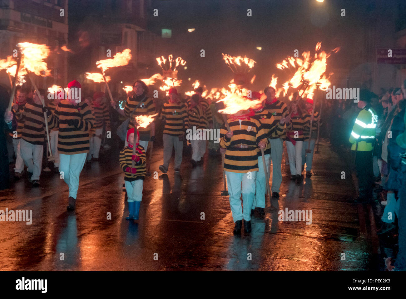 Bonfire night in Lewes Stock Photo - Alamy