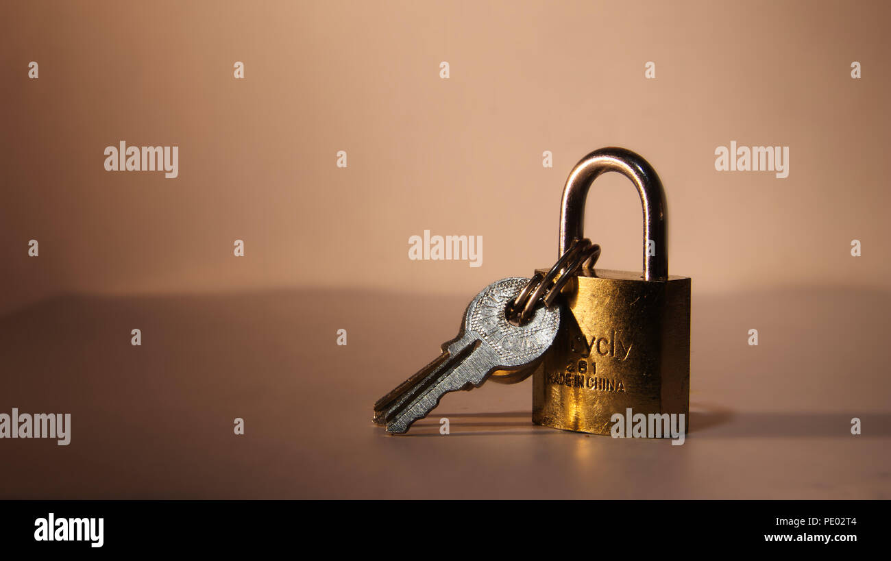 Lock and Key Stock Photo - Alamy