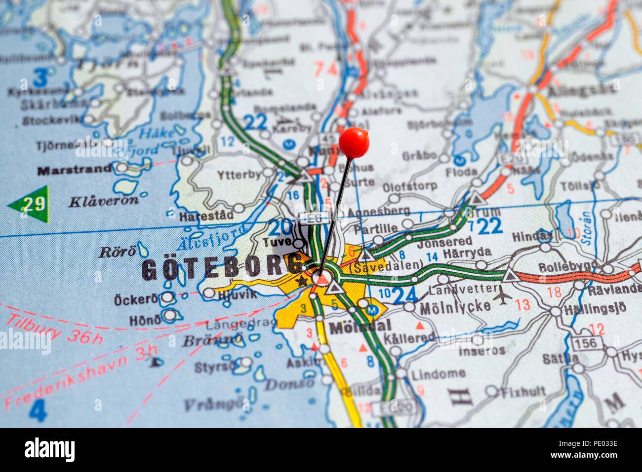 Sweden goteborg map hi-res stock photography and images - Alamy