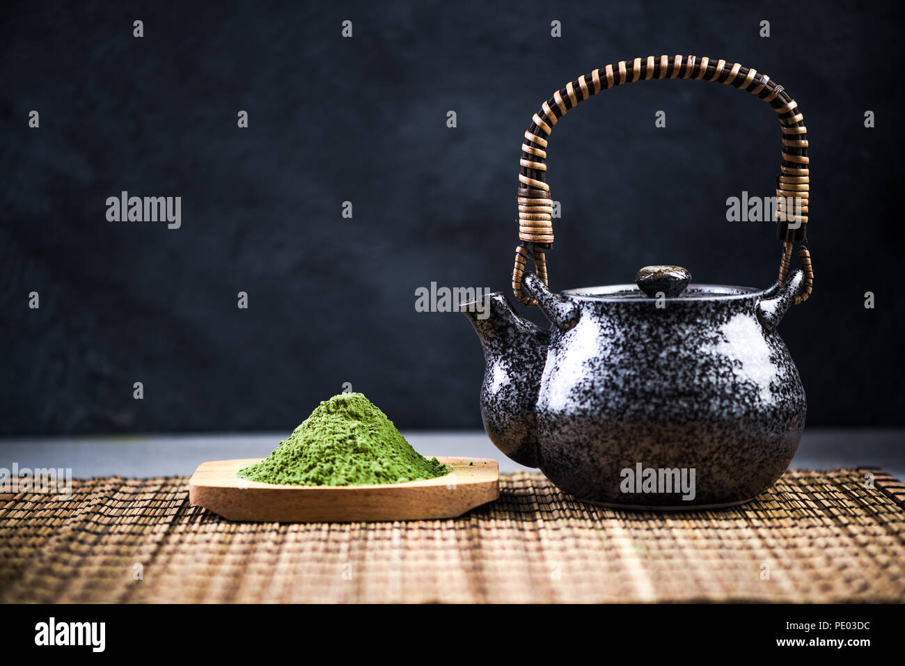 Japanese Matcha green tea drinking ceremony Stock Photo - Alamy