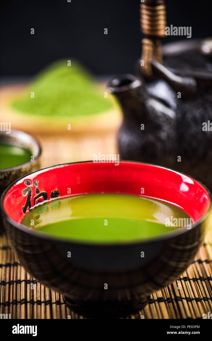 Green matcha tea in hi-res stock photography and images - Alamy