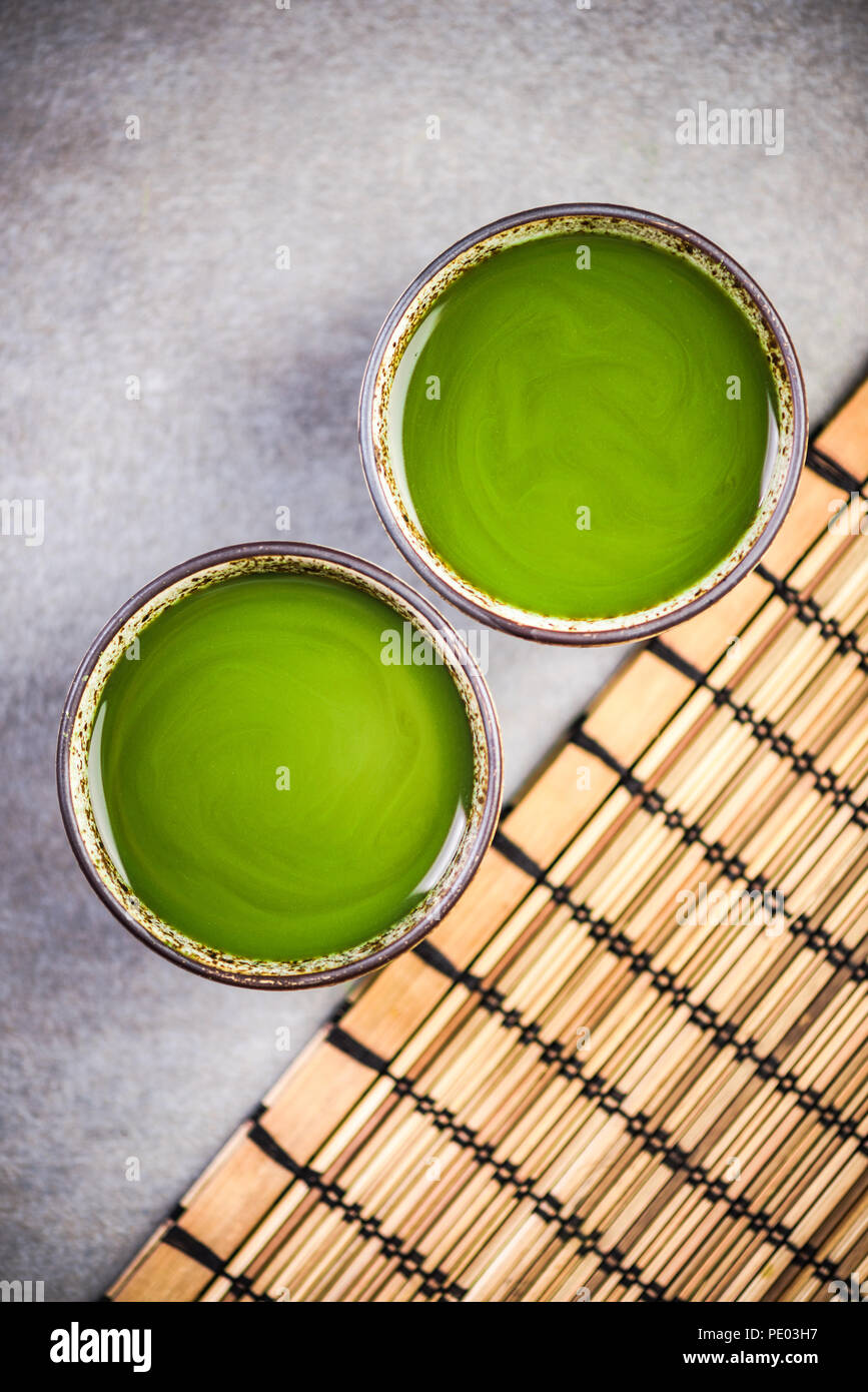 Tea ceremony, table top view Stock Photo - Alamy