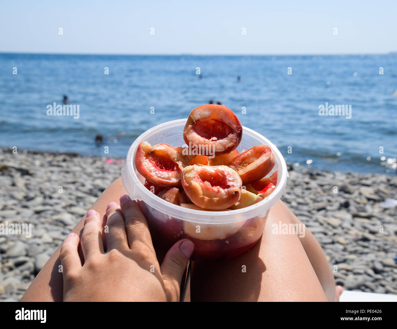 Peach Bikini High Resolution Stock Photography and Images - Alamy