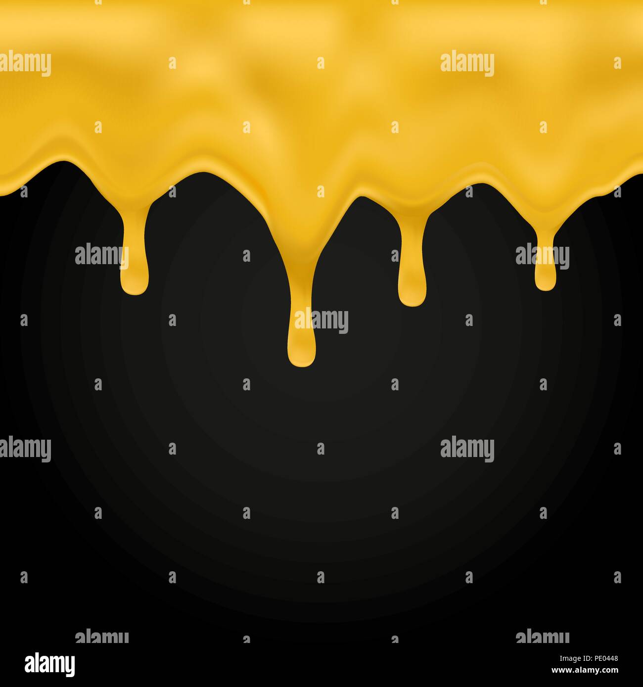 Yellow dripping on transparent Stock Vector Images - Alamy