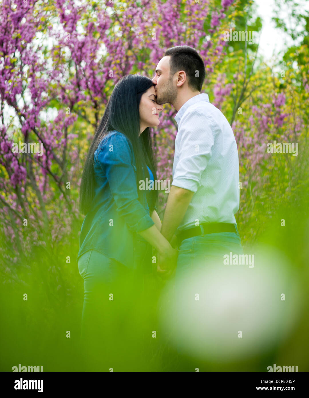 Romantic couple having a good time together Stock Photo - Alamy