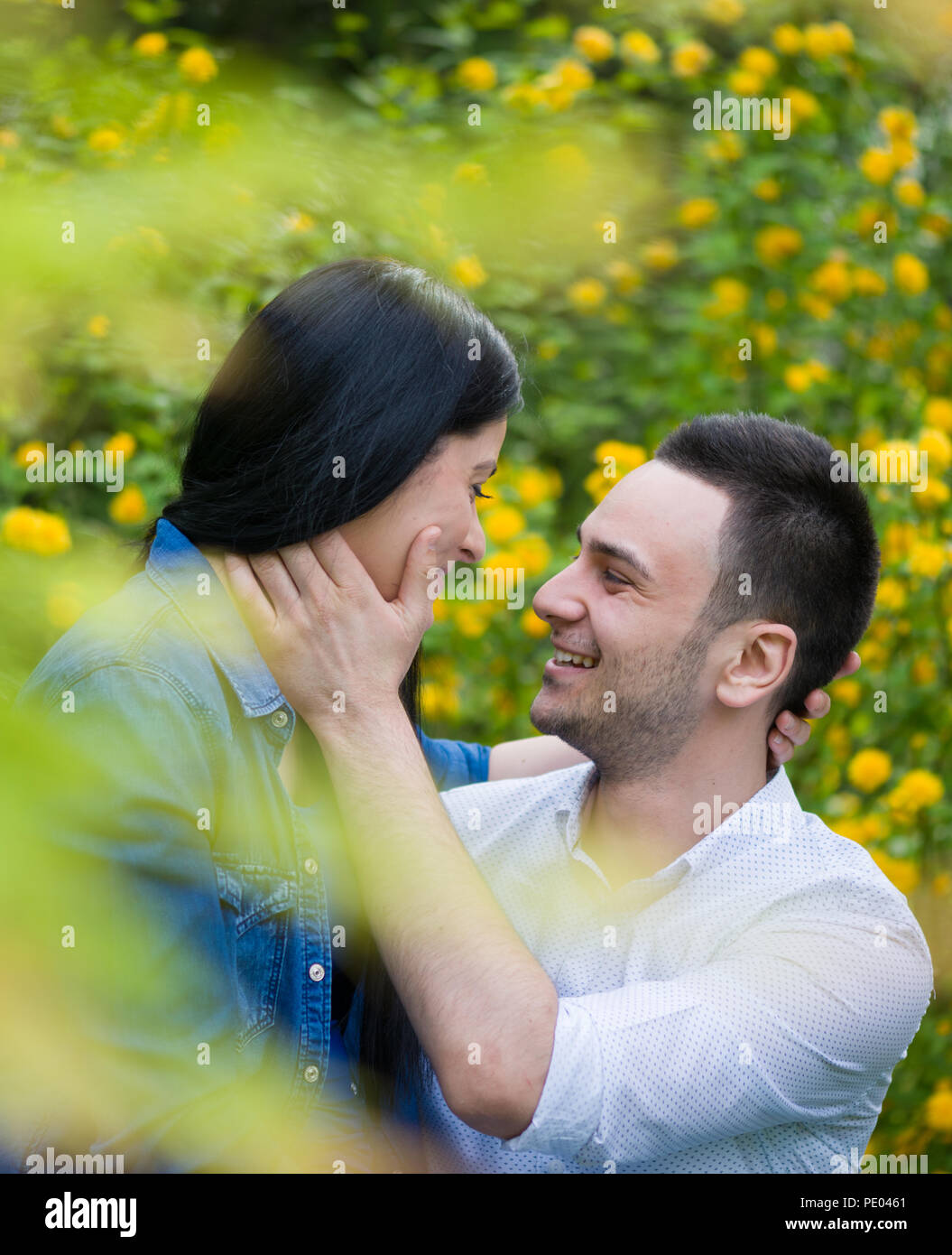 Romantic couple having a good time together Stock Photo - Alamy