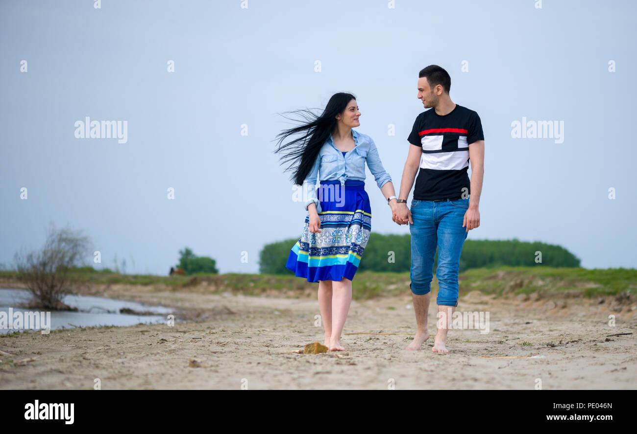Romantic couple having a good time together Stock Photo - Alamy