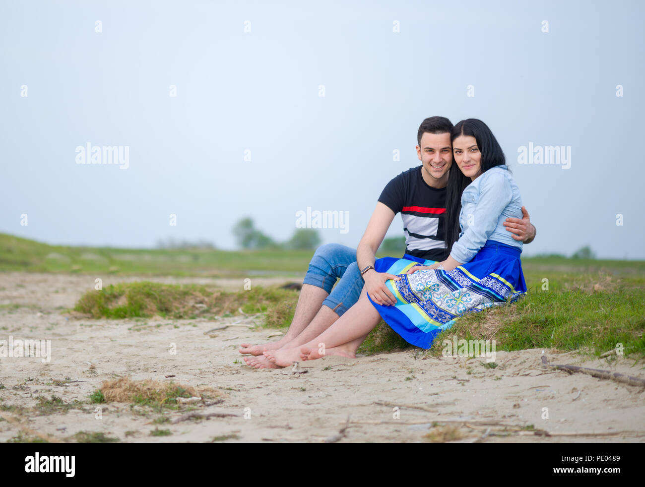 Romantic couple having a good time together Stock Photo - Alamy