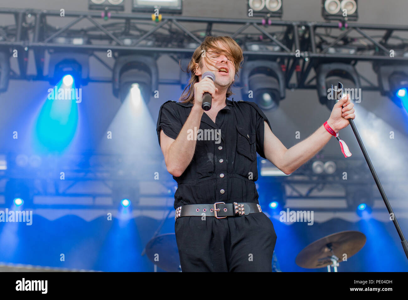 Denmark, Copenhagen - August 10, 2018. The American singer, songwriter ...
