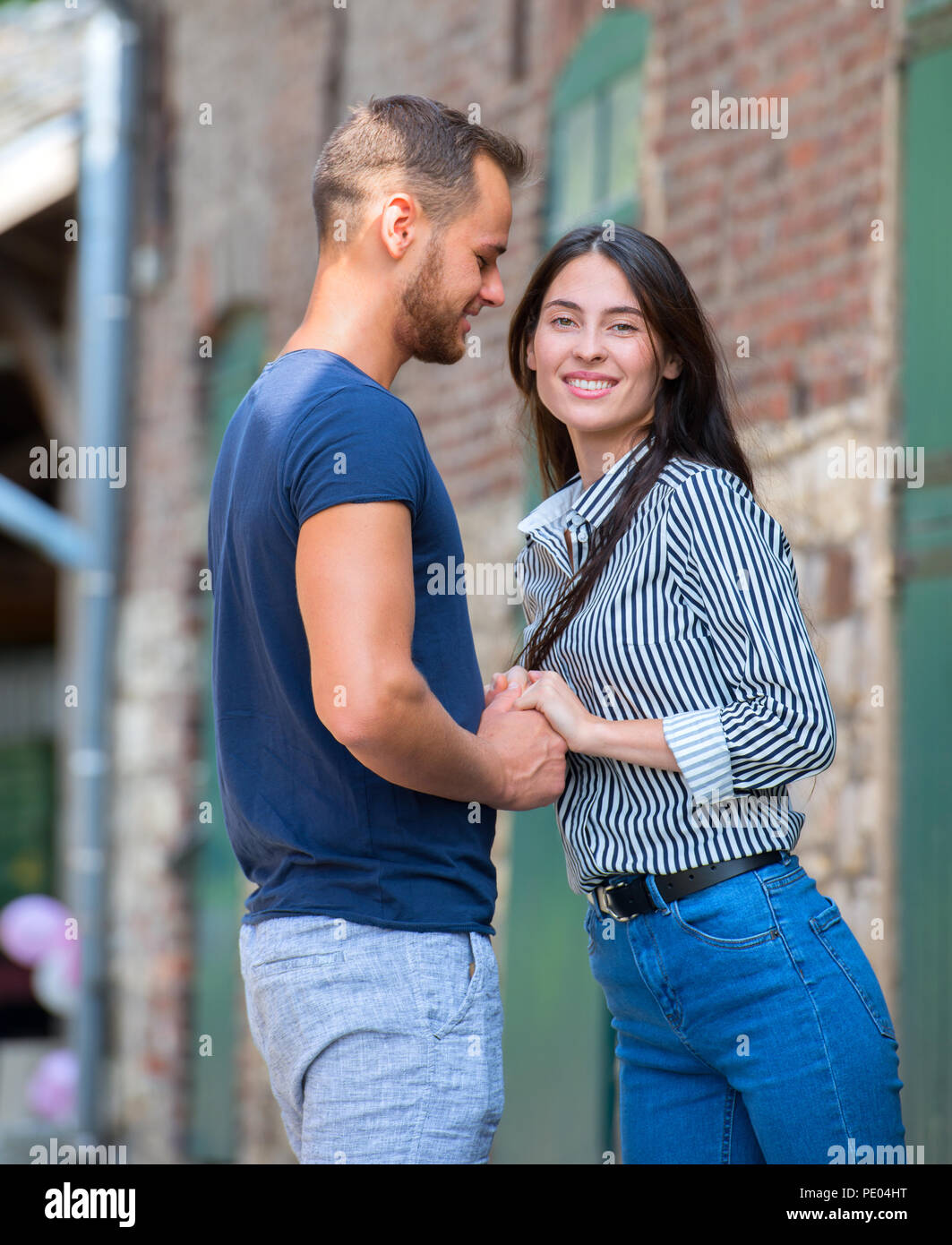 young couple having fun together Stock Photo - Alamy