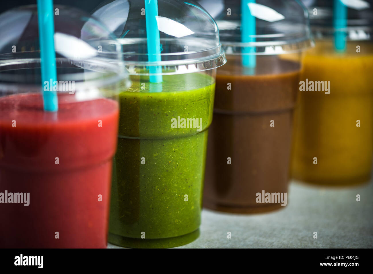 Selection colorful detox berry hi-res stock photography and images - Alamy