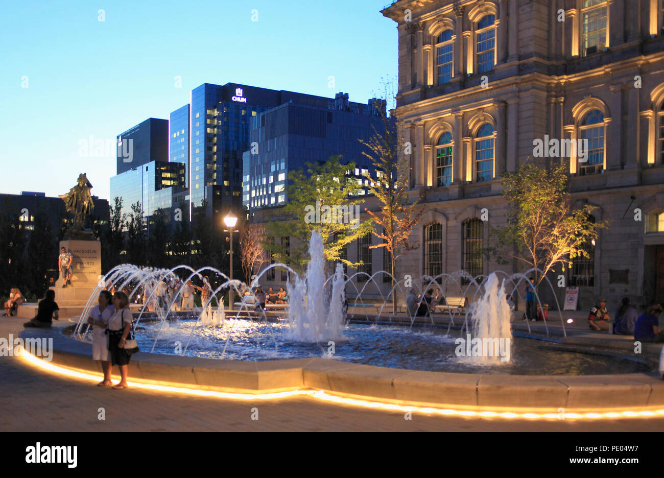 Fountain old quebec fountain hi-res stock photography and images - Alamy