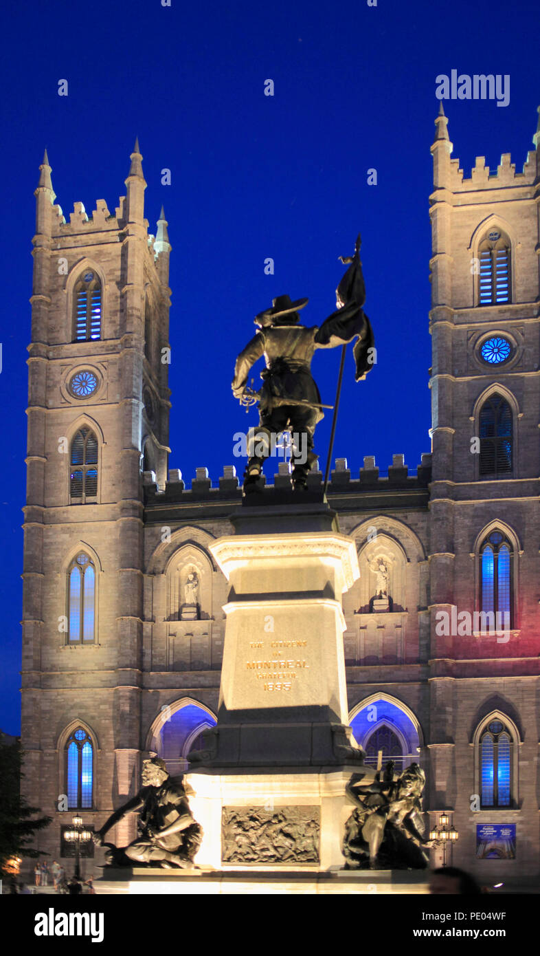Montreal maisonneuve statue hi-res stock photography and images - Alamy