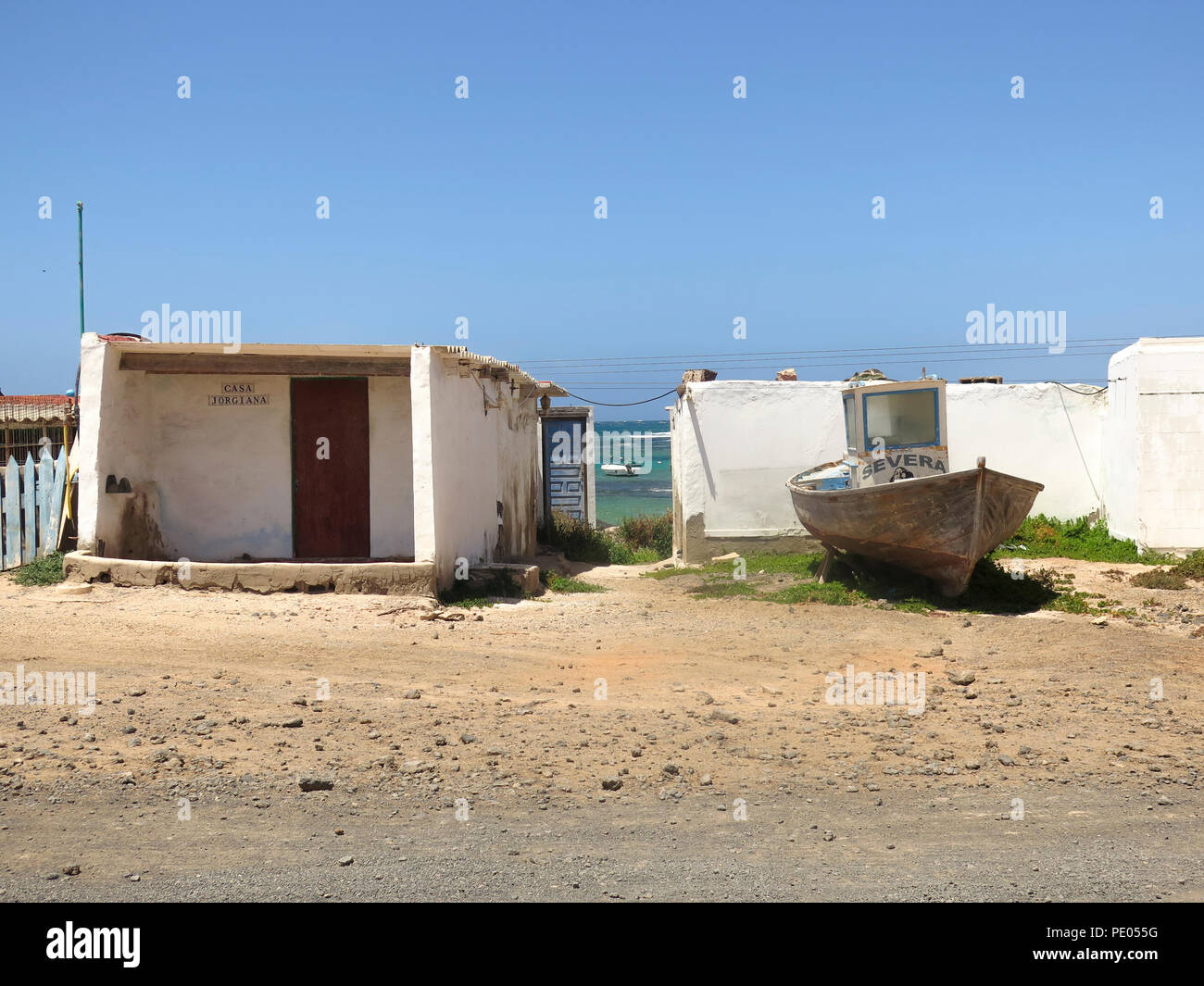 Whitewashed boat hi-res stock photography and images - Alamy