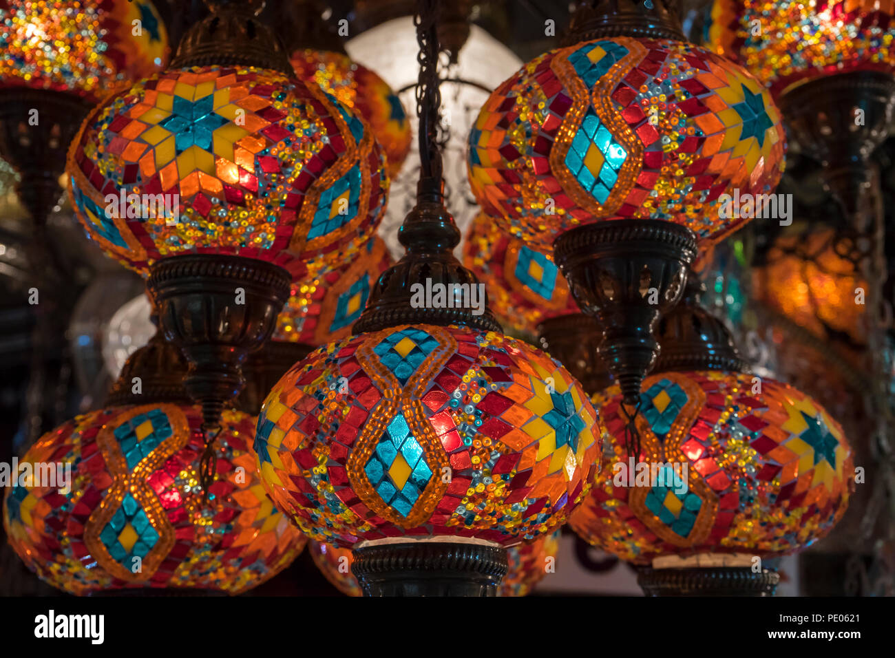 historic lights in istanbul Stock Photo - Alamy