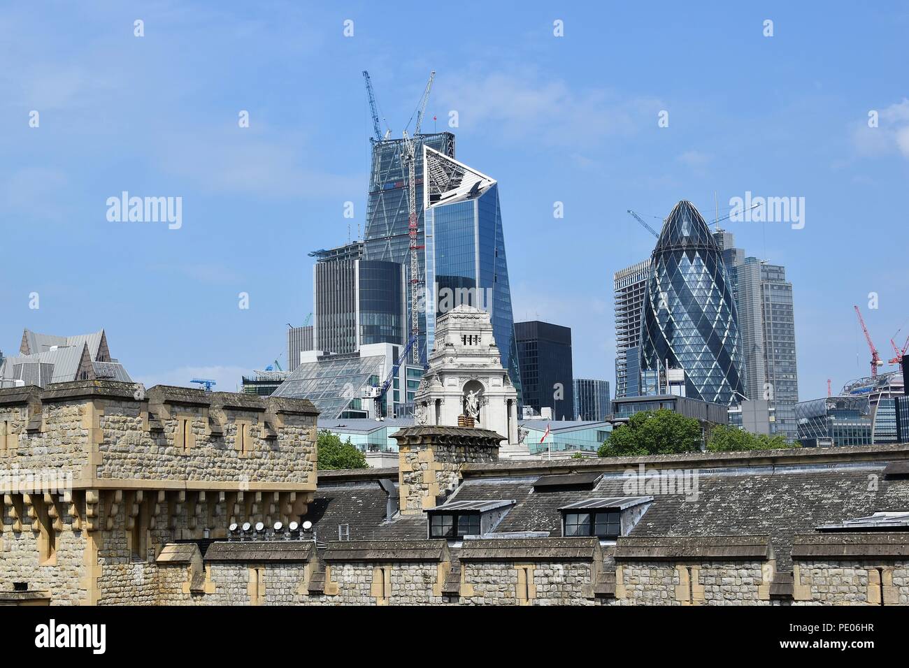 The iconic and infamous Tower of London, City of London, London, UK ...