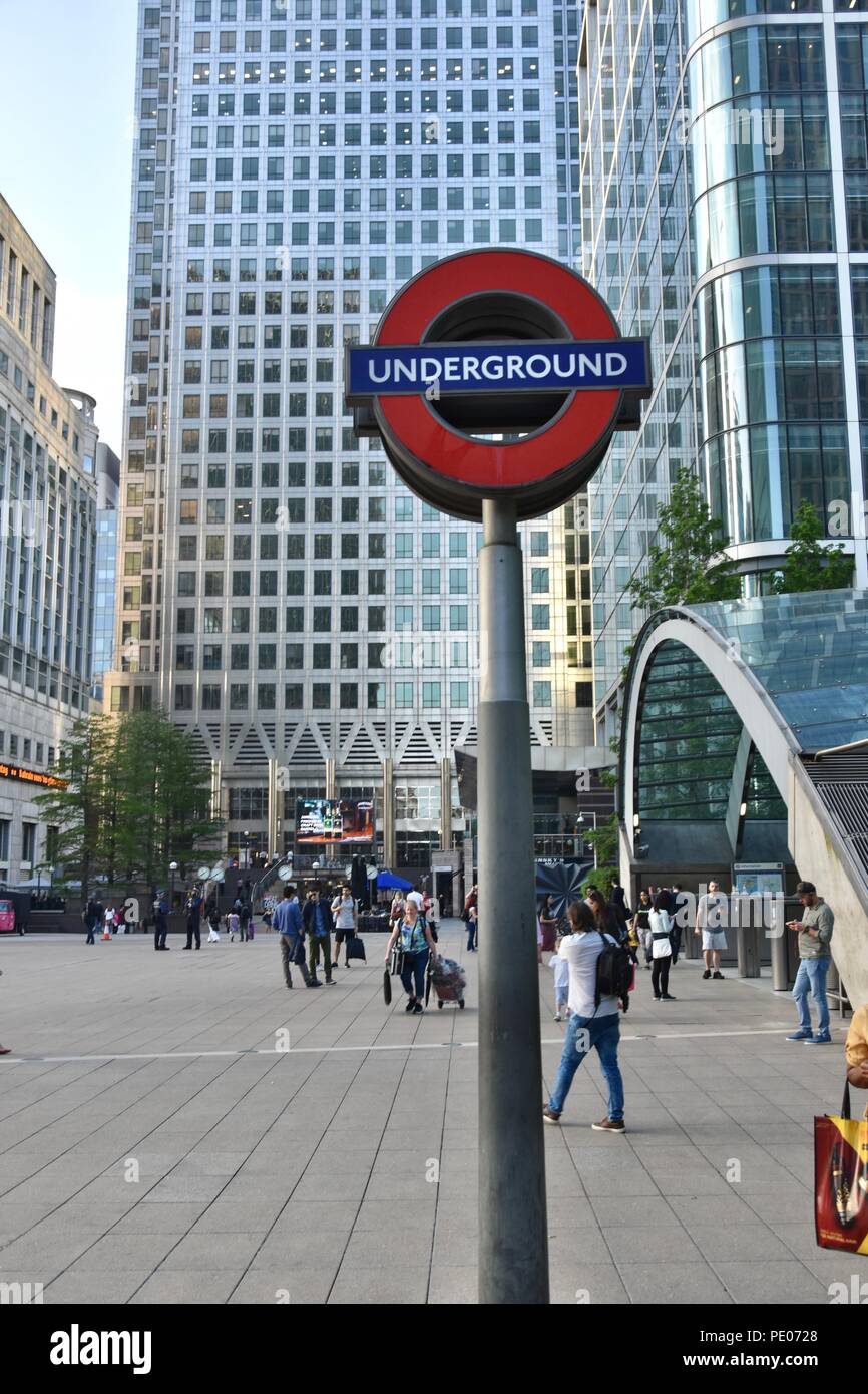 The London Underground Subway Transportation System, London, UK Stock ...