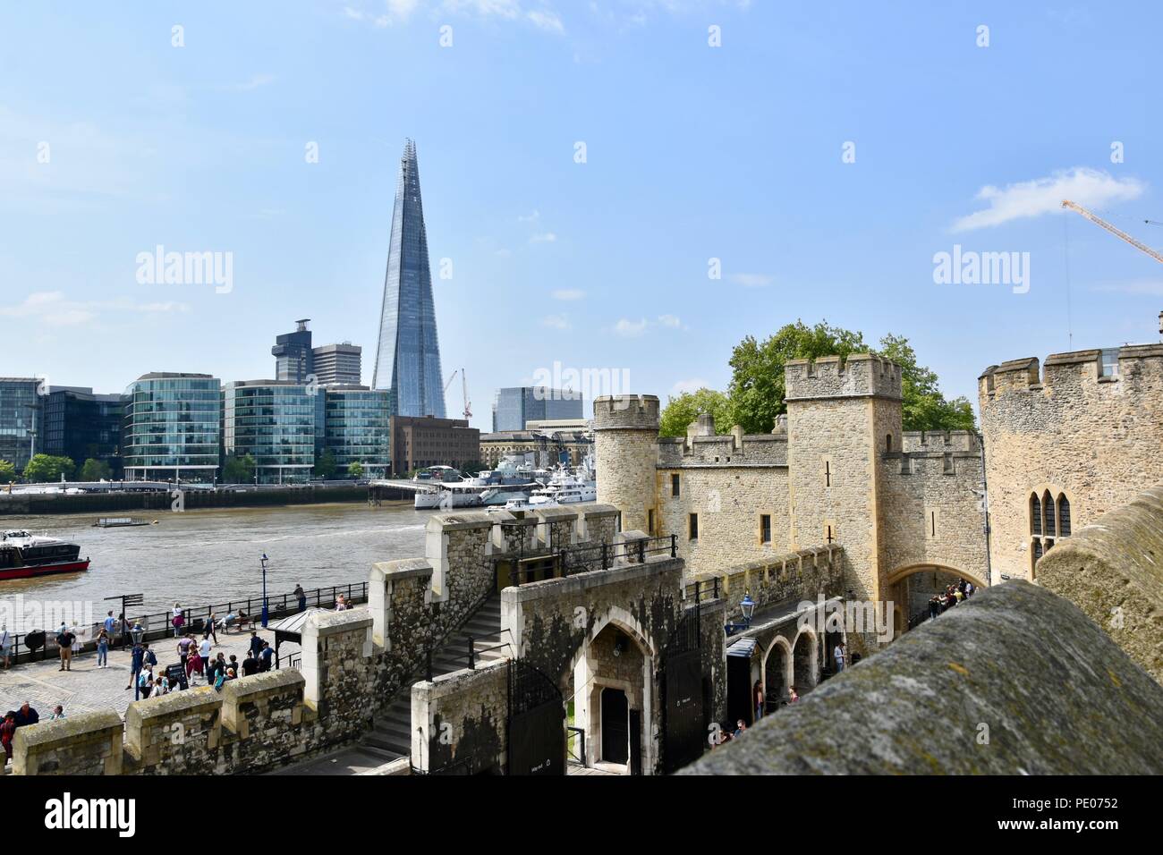 The iconic and infamous Tower of London, City of London, London, UK ...