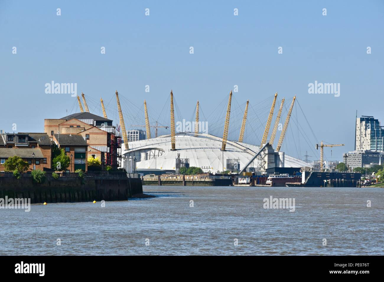 The O2 Millennium Dome Arena, North Greenwich, London, U.K Stock Photo ...
