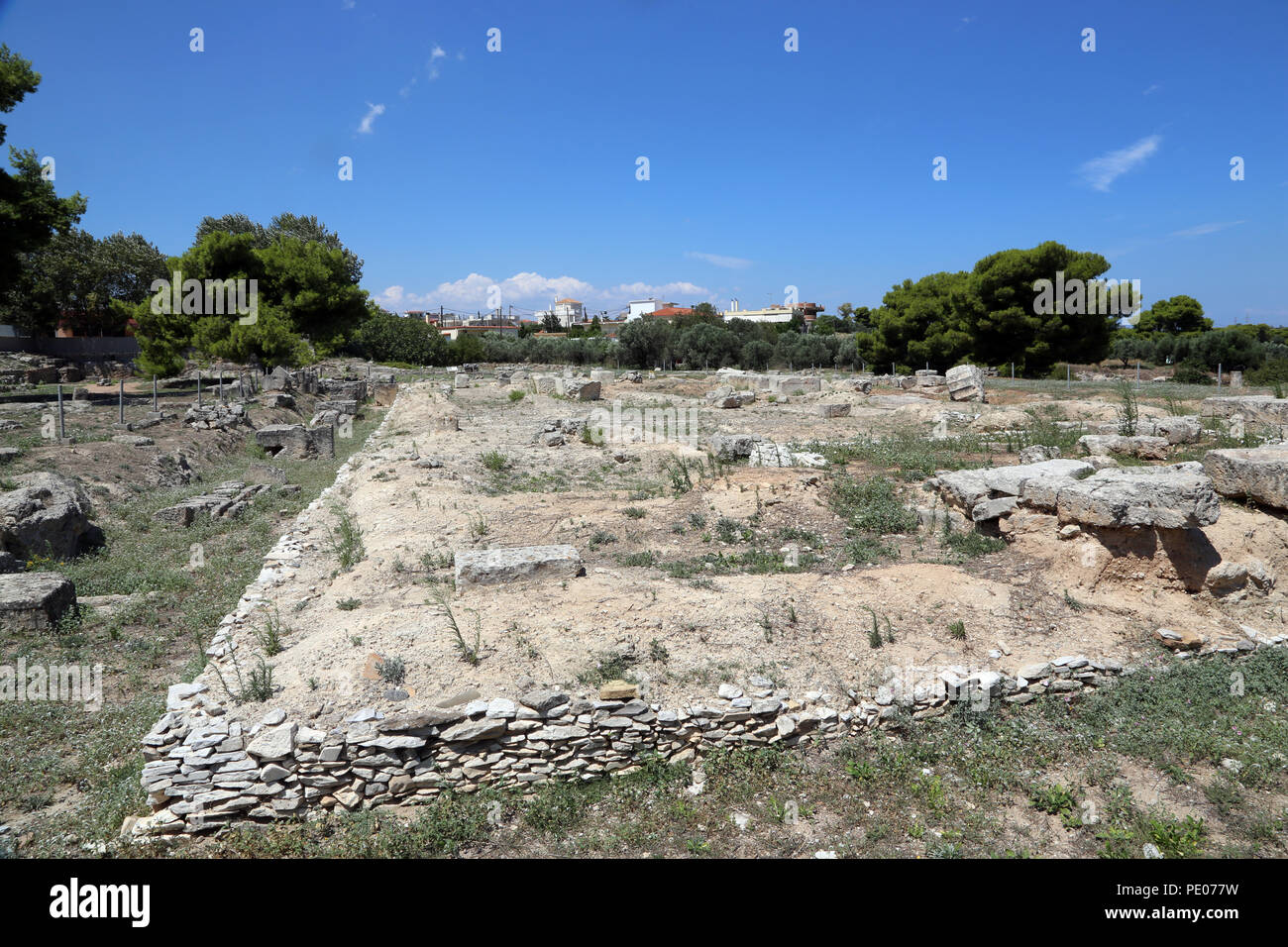 Greece, Isthmia, ancient city Stock Photo - Alamy