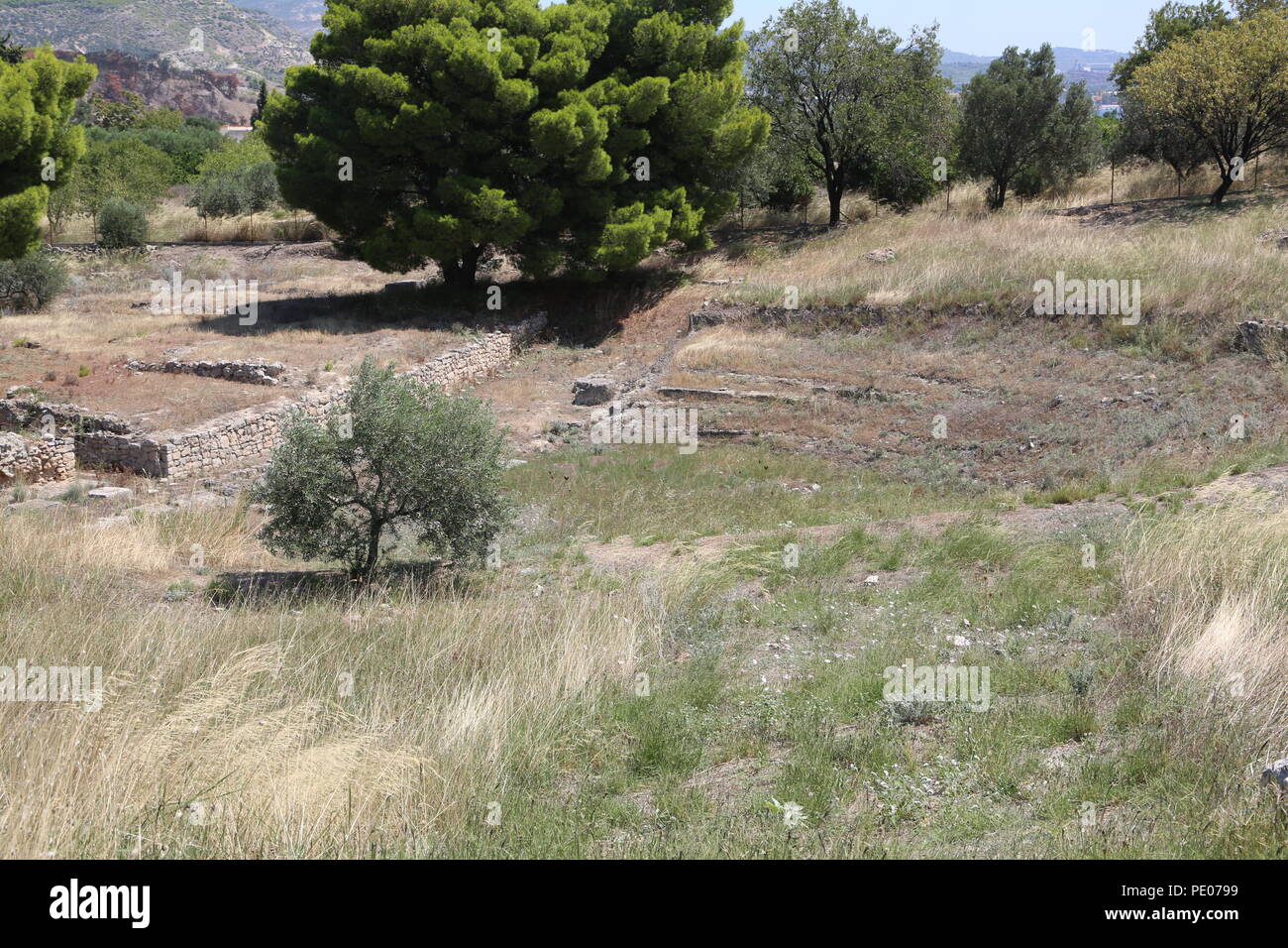 Greece, Isthmia, ancient city Stock Photo - Alamy