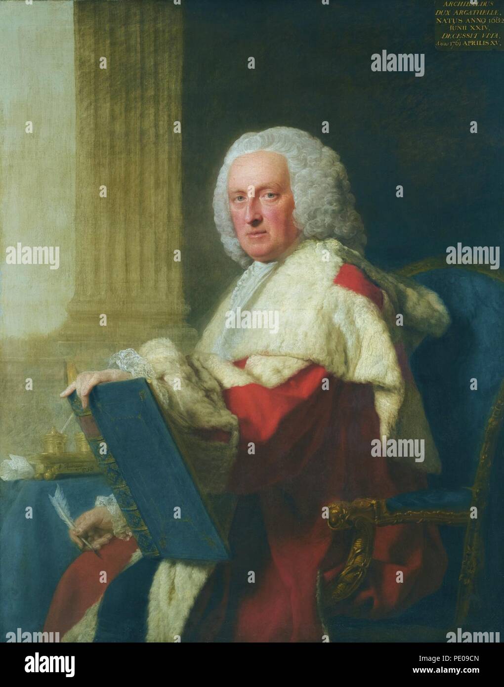 Archibald Campbell, 3rd duke of Argyll (1682–1761), by Allan Ramsay ...