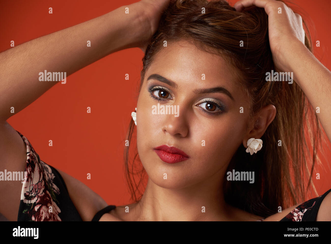 Latin model hi-res stock photography and images - Alamy